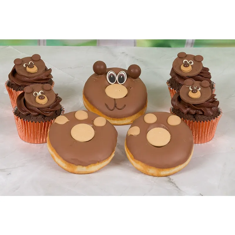 Teddy Bear Doughnuts and Cupcake Variety Box